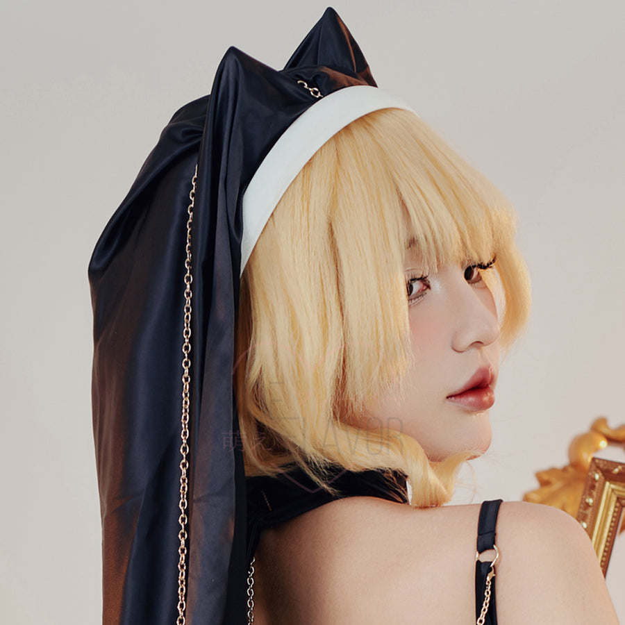 Gold Drip Nun Chain Headband – MOEFLAVOR INTL