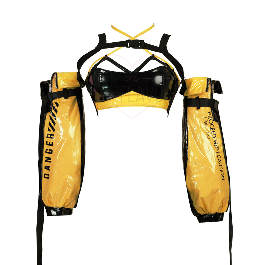 Japanese Harajuku Danger Cyber Cat Outfit Cosplay – MOEFLAVOR INTL